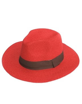 Red | Ladies' Foldable Panama Hats | Expert Verdict