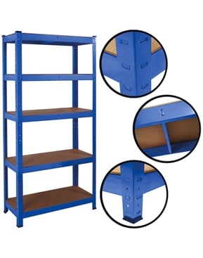 Blue | Heavy-Duty Steel No Tools Shelving Unit | Expert Verdict