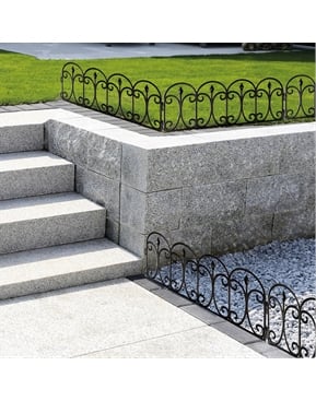 Wrought Iron Effect Garden Edging - Set of 4 | Expert Verdict